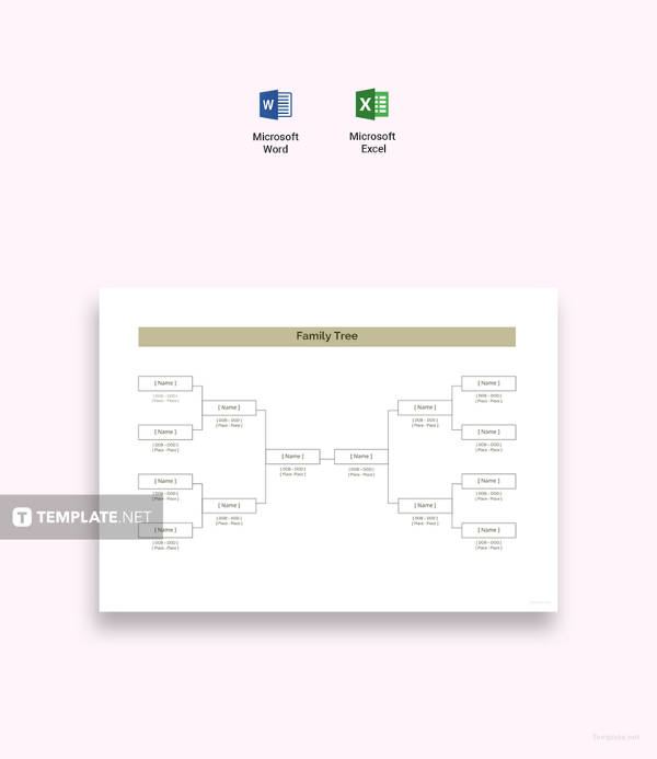 9+ Family Tree Template with Siblings - PDF, Doc