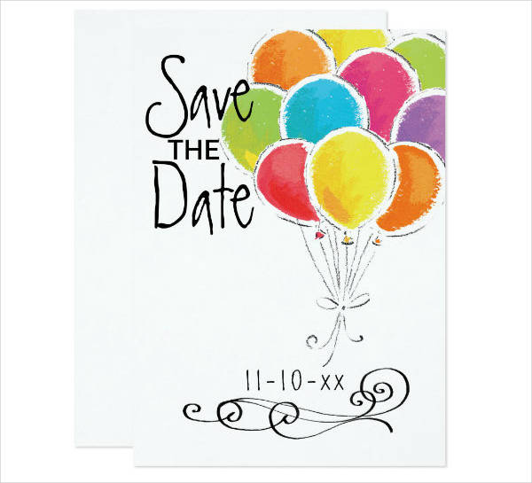 15+ Save the Date Party Invitation Designs & Templates - PSD, AI