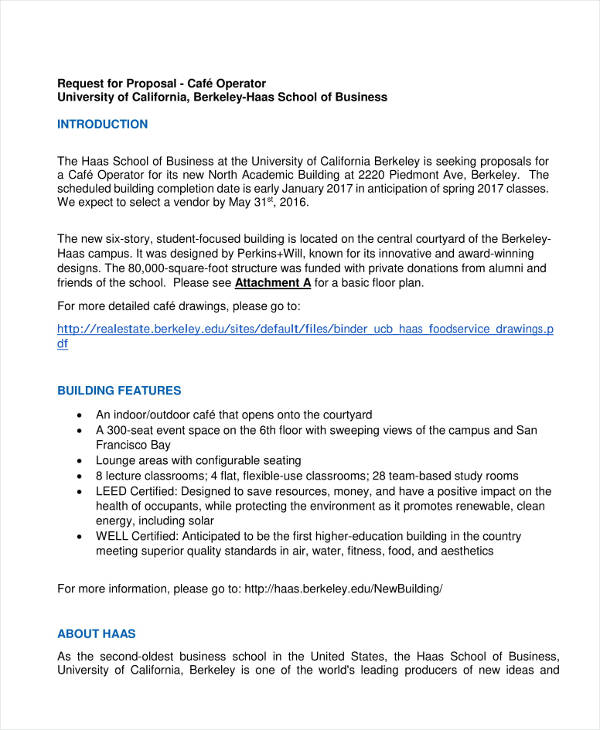 10 Lease Proposal Templates For Restaurant Cafe Bakery PDF