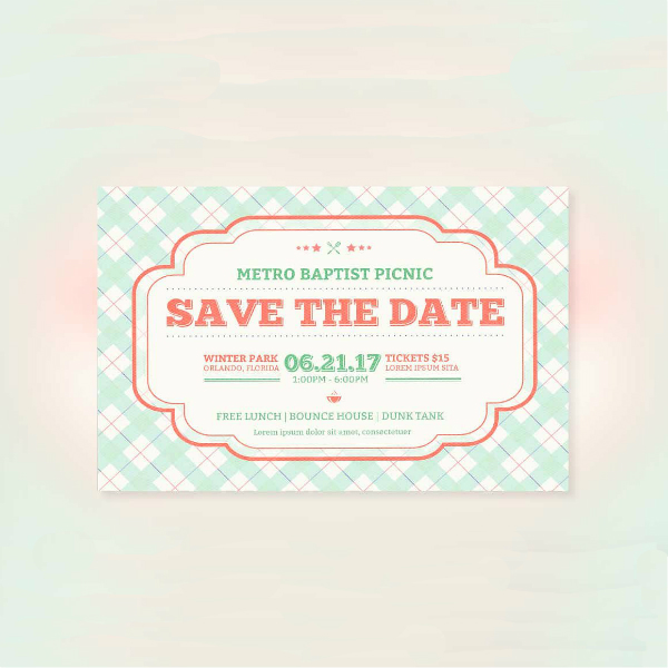 Church Invitations Save The Date