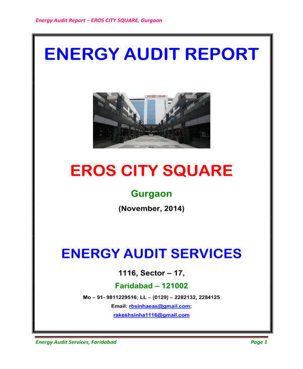 10+ Energy Audit Report Templates - PDF, Word, Google Docs