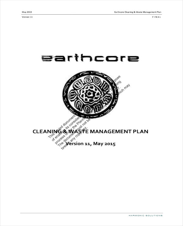 7+ Operation Plan Templates for Cleaning Services - PDF