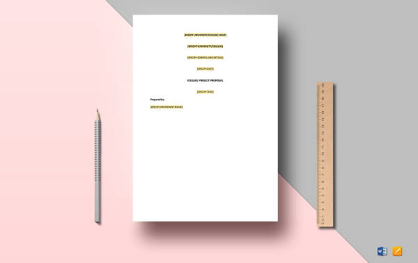 19+ Final Year Project Proposal Templates - PDF, DOC