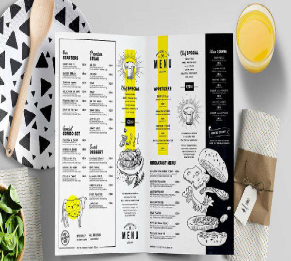 Starter Menu - 9+ Free Design Templates in PSD, AI