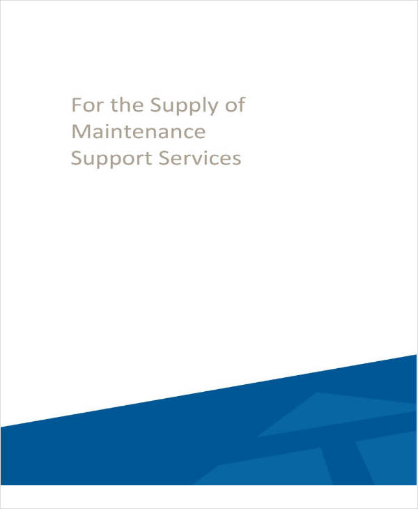 9+ Maintenance Service Contract Templates - Word, Google Docs, PDF