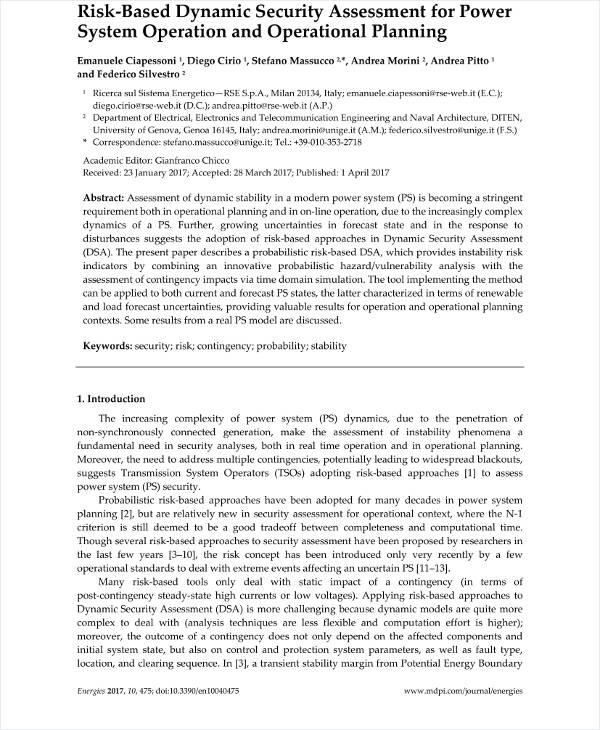 14+ Vulnerability Assessment Templates - PDF, DOC, Pages