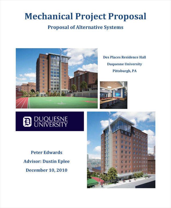 16+ Engineering Project Proposal Templates - PDF, Word, Pages