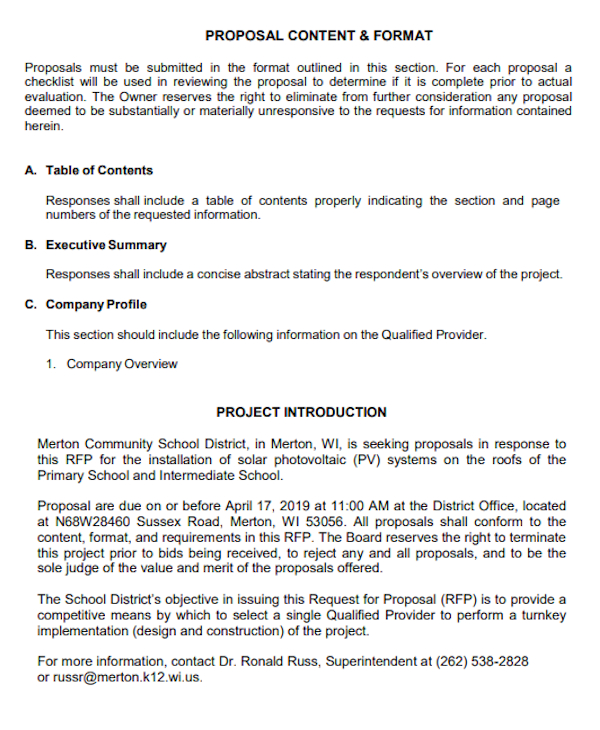 16+ Engineering Project Proposal Templates - PDF, Word, Pages