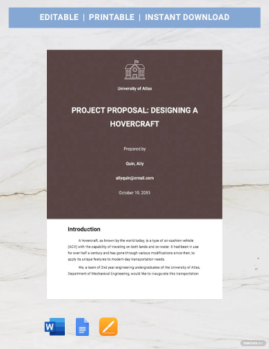 30+ Student Project Proposal Templates - PDF, DOC