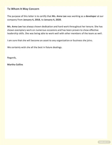 Free 27+ Experience Letter Templates in PDF