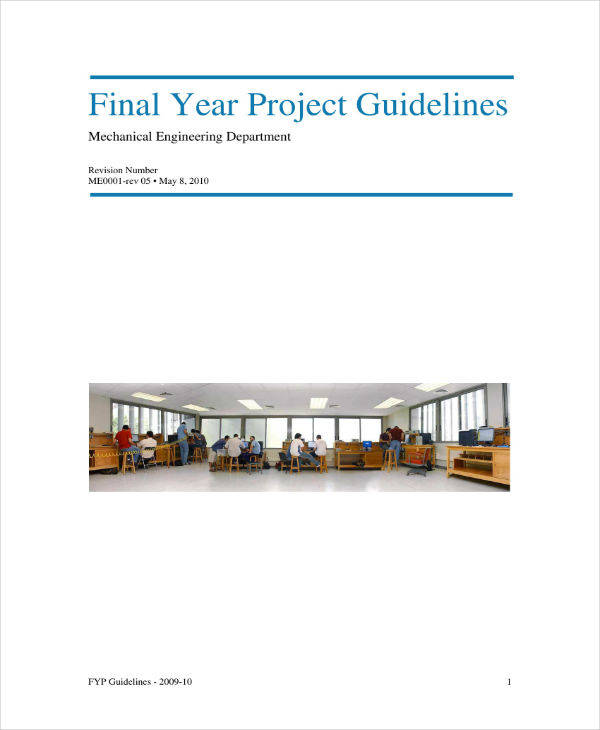 19+ Final Year Project Proposal Templates - PDF, DOC
