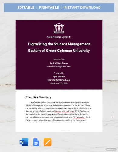 30+ Student Project Proposal Templates - PDF, DOC