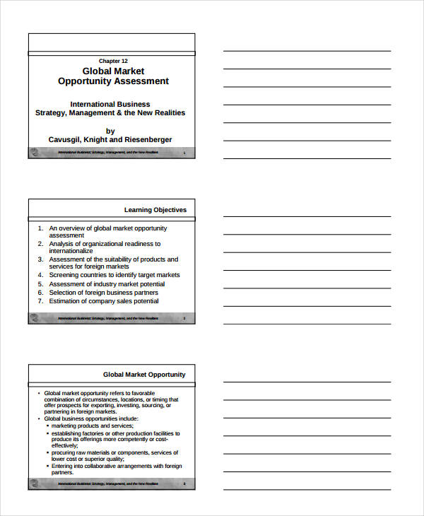 12+ Market Opportunity Assessment Templates - PDF, DOC
