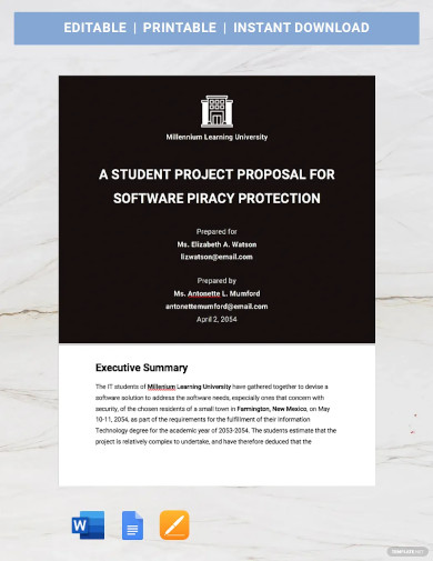30+ Student Project Proposal Templates - PDF, DOC