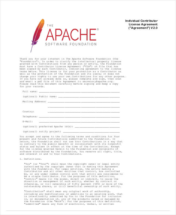 12+ Contribution Agreement Templates - PDF