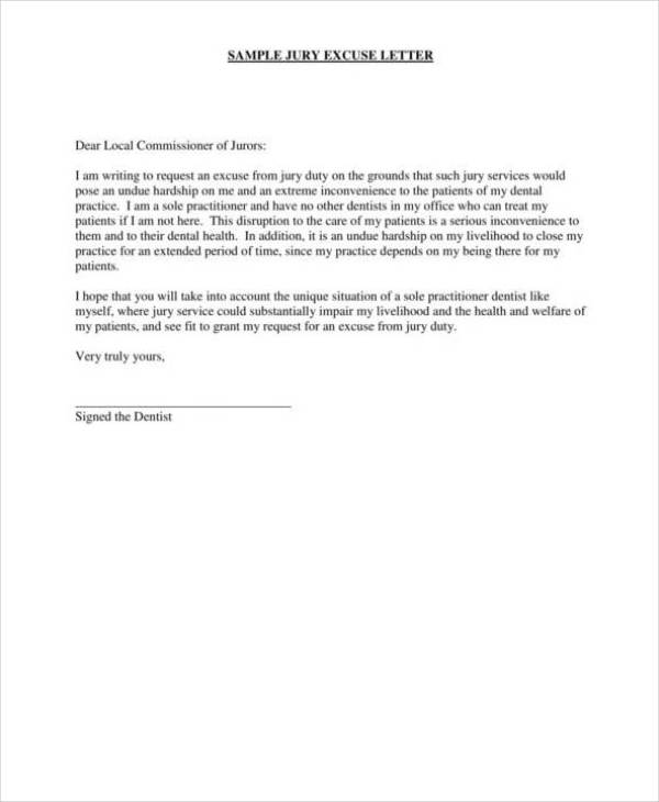11 Excuse Note Templates In PDF