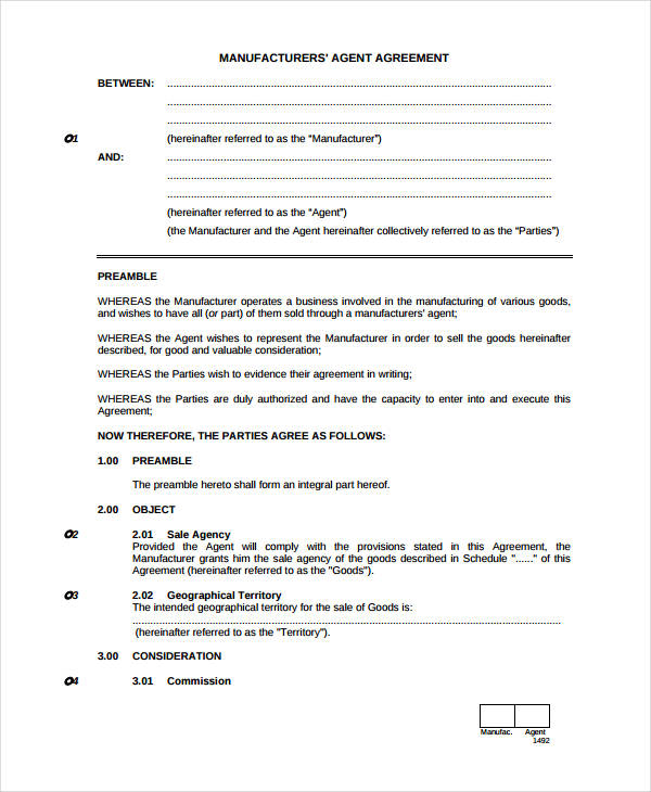 20+ Sample Agent Agreement Templates - PDF, Word, Pages