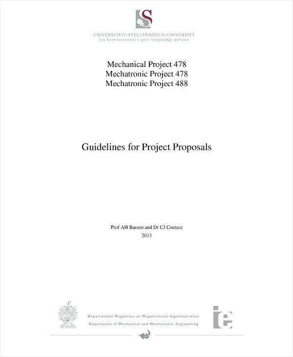 16+ Engineering Project Proposal Templates - PDF, Word, Pages