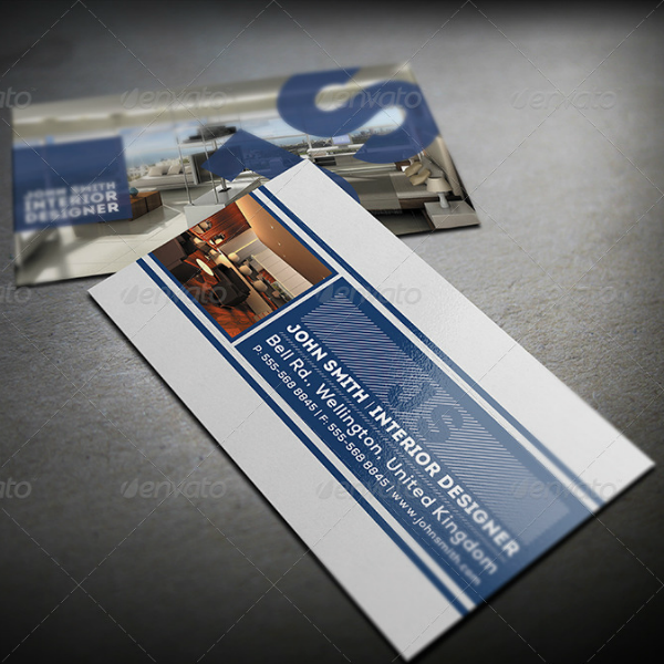 19 Interior Design Business Card Templates AI Ms Word PSD Free 