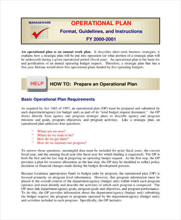 10+ Military Operational Plan Templates - PDF