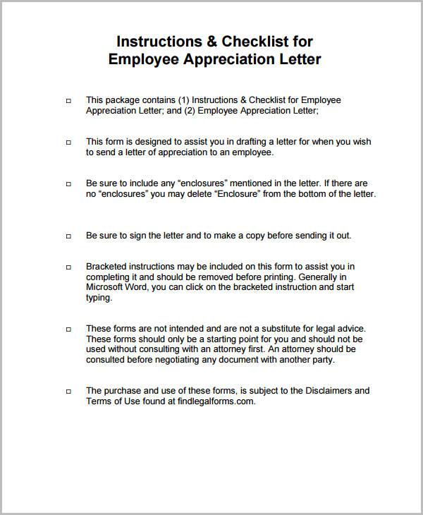 10+ Appreciation Letter Templates to Employee - PDF, DOC