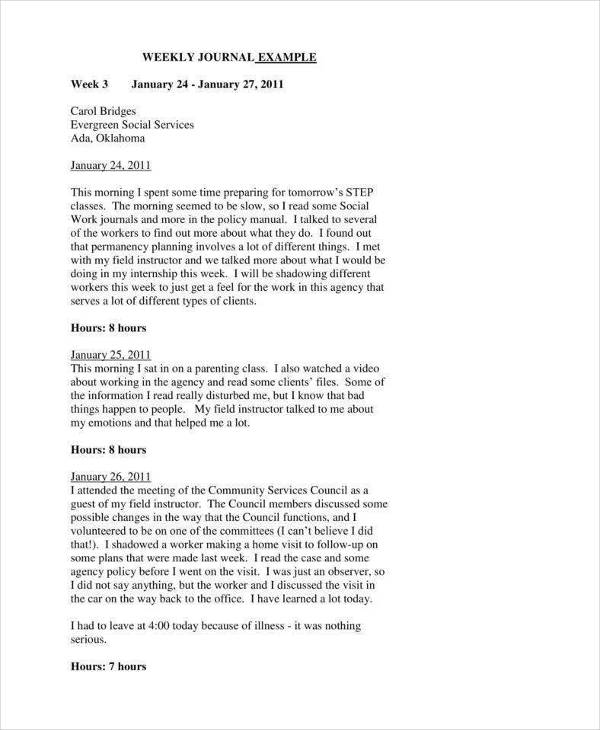 9+ Journal Templates in PDF