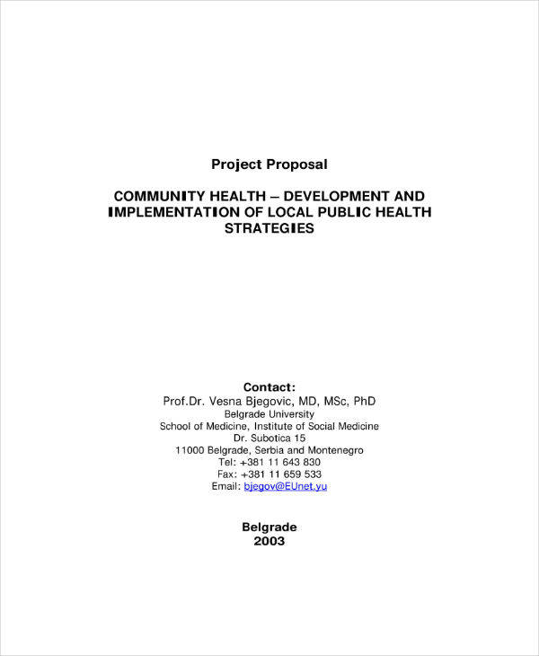12+ Development Project Proposal Templates - PDF, Word