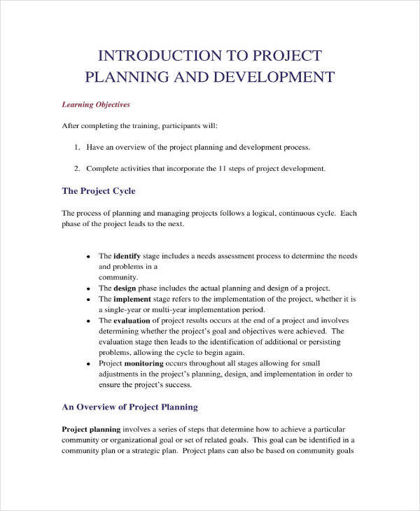 12+ Development Project Proposal Templates - PDF, Word