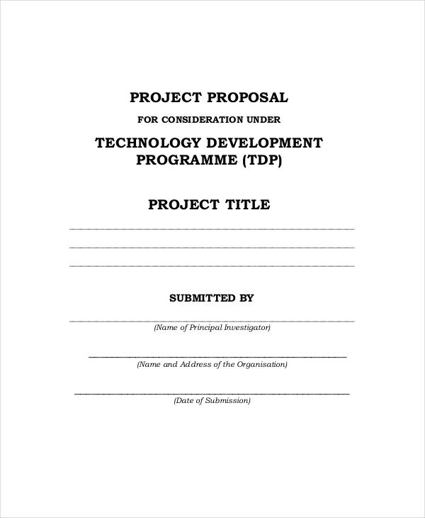 12+ Development Project Proposal Templates - PDF, Word