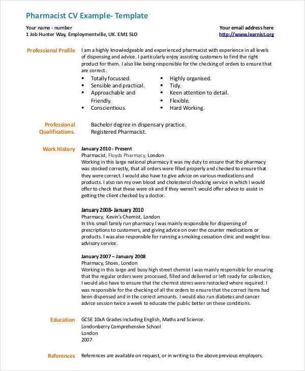 25+ CV Examples in PDF