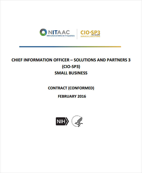 17+ Small Business Contract Templates - Docs, Word, Pages