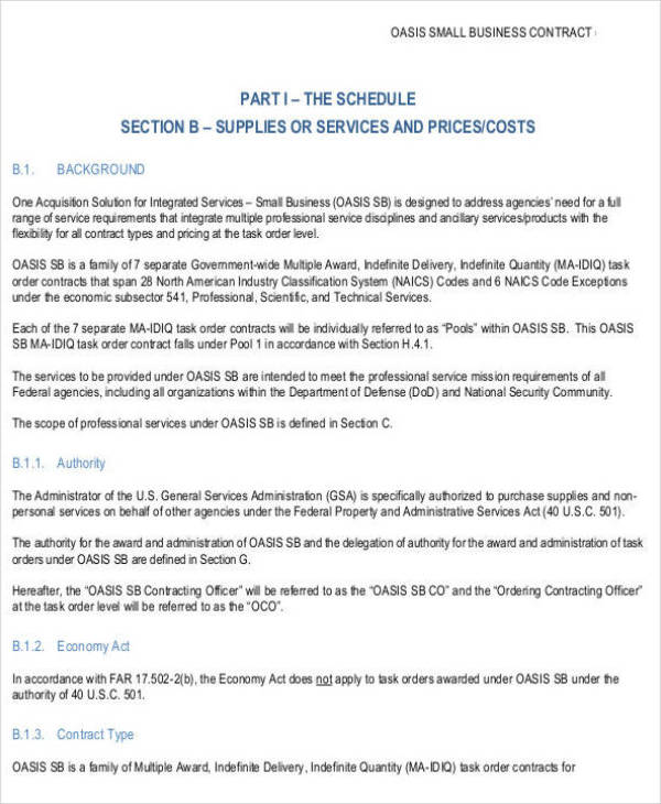 17+ Small Business Contract Templates - Docs, Word, Pages