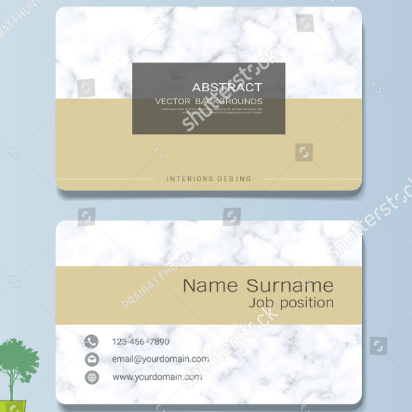 19+ Interior Design Business Card Templates - AI, Ms Word, PSD