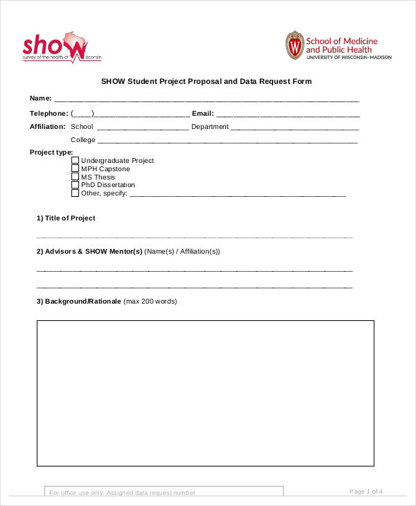 30+ Student Project Proposal Templates - PDF, DOC