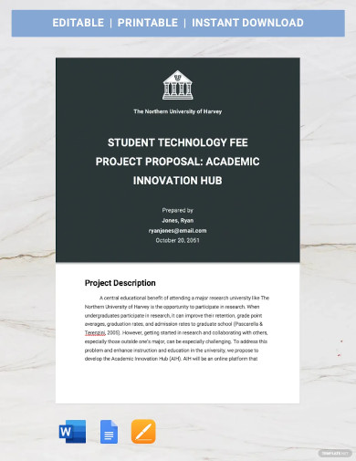 30+ Student Project Proposal Templates - Pdf, Doc
