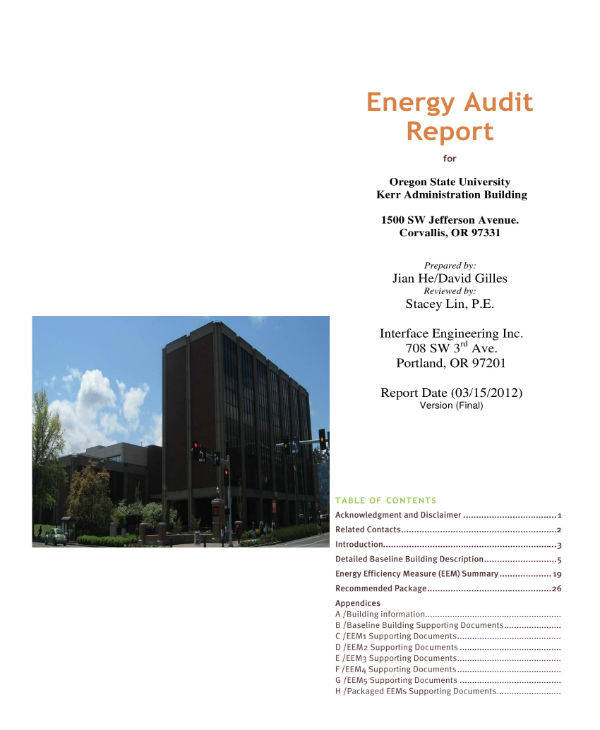 10+ Energy Audit Report Templates - PDF, Word, Google Docs