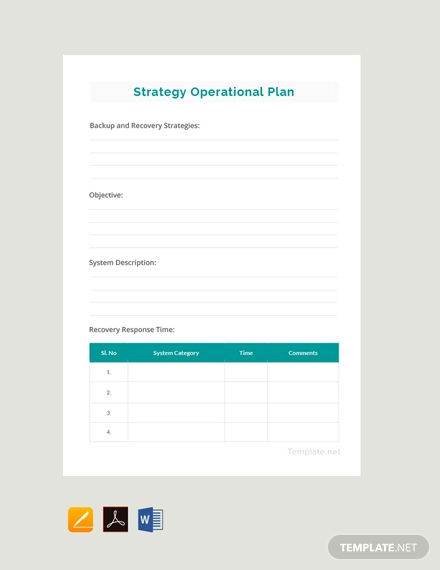 12+ Security Operational Plan Templates - Word, PDF, Google Docs, Apple ...