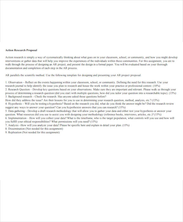 12+ Research Project Proposal Outline Templates - PDF