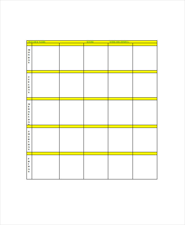 59+ Lesson Plan Templates - PDF, DOC, Excel