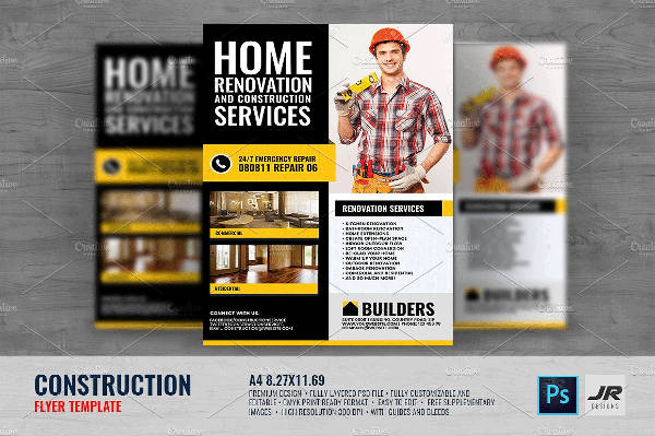 25+ FREE Construction Flyer Designs & Templates - PSD, AI, InDesign