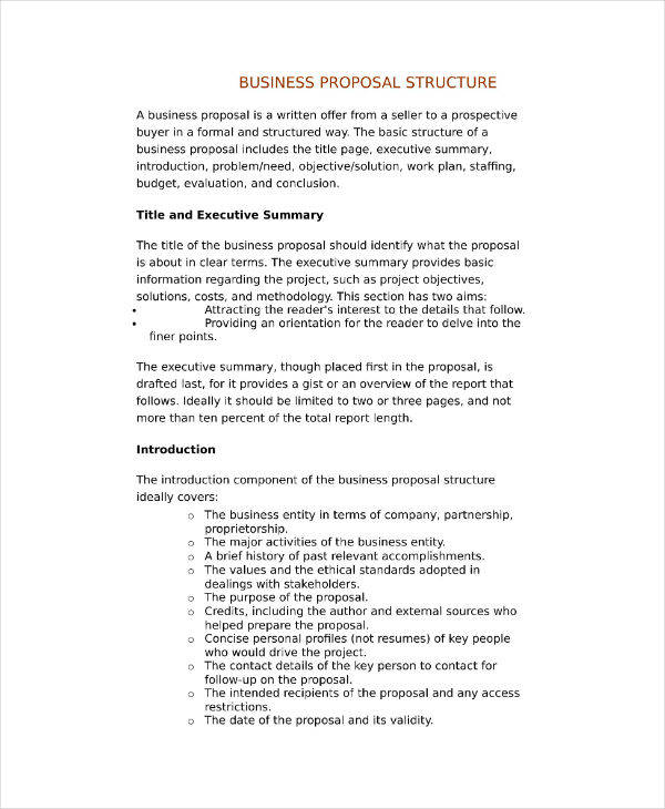 21+ Small Business Proposal Templates & Samples - DOC, PDF