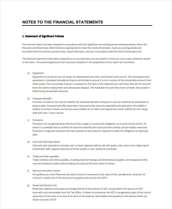 15 Church Financial Report Templates Word PDF Google Docs Apple Pages