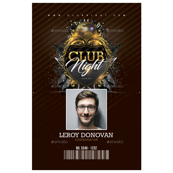 24+ Vertical Identification Card Designs & Templates- AI, Word, Pages ...