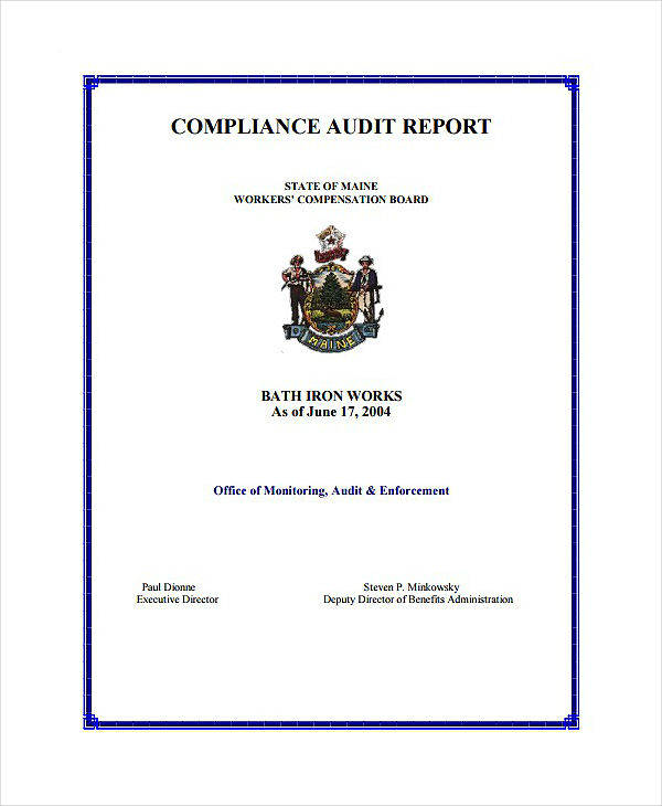 11+ Compliance Audit Report Templates - PDF