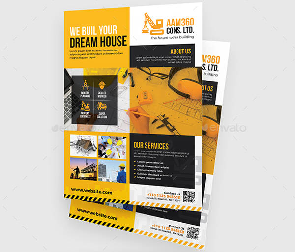25+ FREE Construction Flyer Designs & Templates - PSD, AI, InDesign