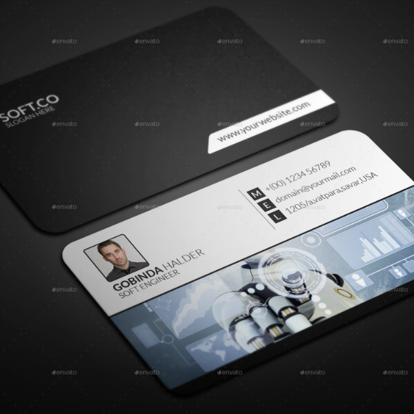 20+ Engineer Business Card Templates - AI, Word, PSD | Free & Premium ...