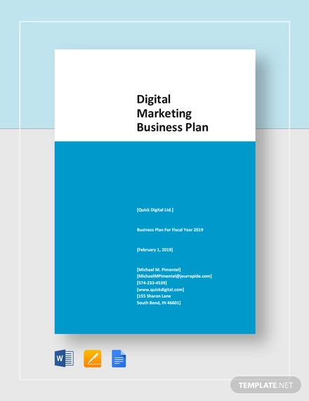 Digital Marketing Plan Template - 8+ Free Word, PDF Documents Download