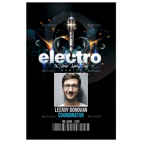 24+ Vertical Identification Card Designs & Templates- AI, Word, Pages ...