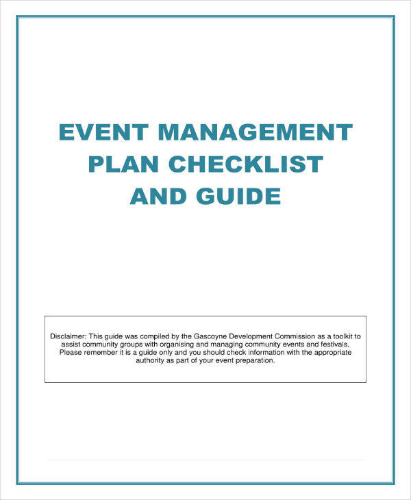 8 Event Project Plan Templates PDF Word