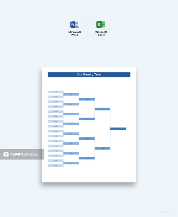 Family Tree Diagram Template - 20+ Free Word , Excel, PDF